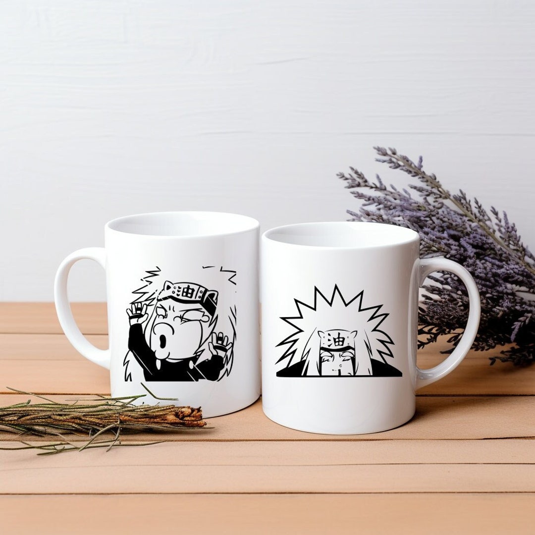 Jiraiya Sensei Coffee Mug, Naruto Fan, Itachi Uchiha, Sasuke, Graphic ...