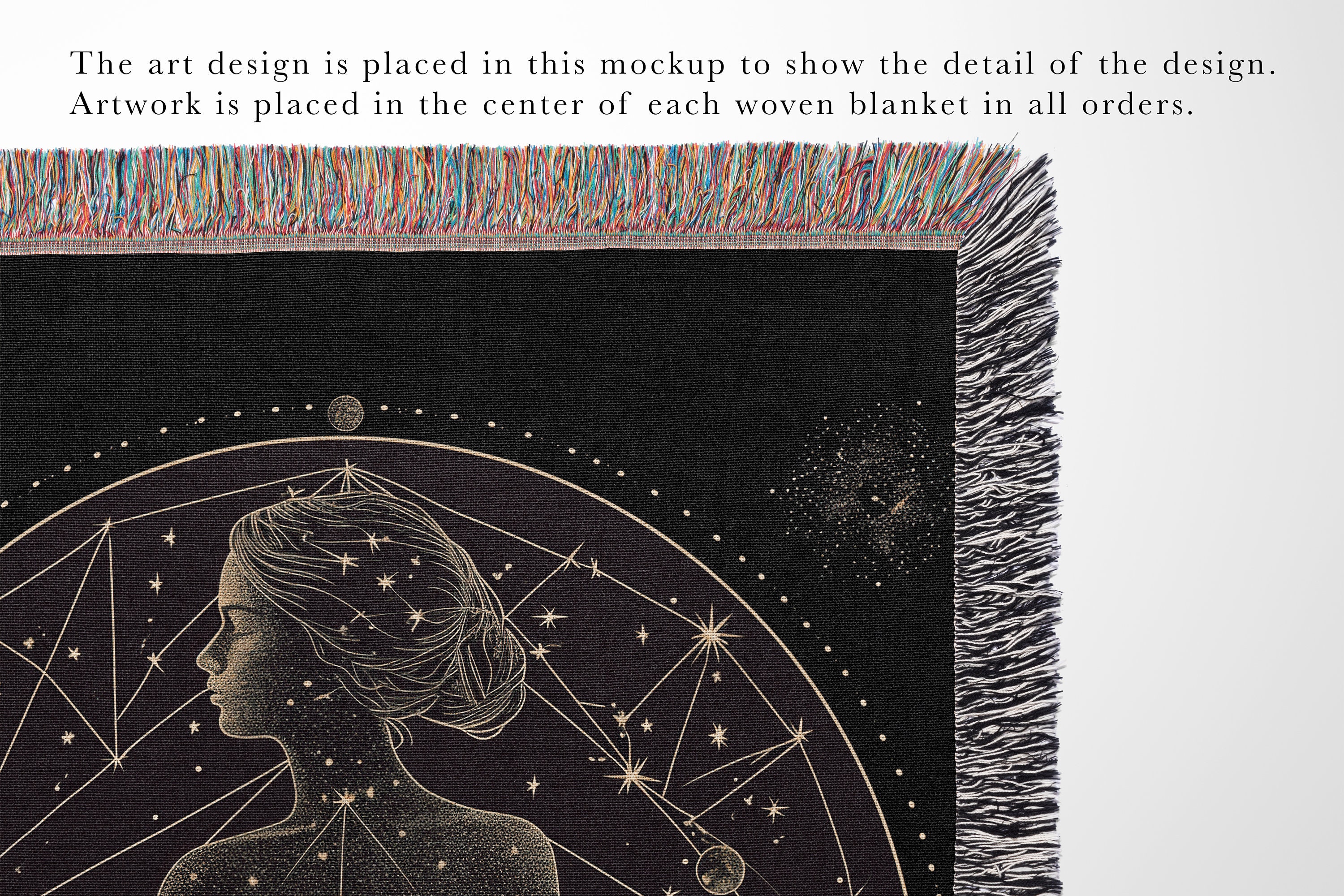 The Universe is Inside Woven Blankets 100% Cotton Breathable Blanket ...