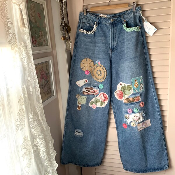 Patchwork Cats - Etsy