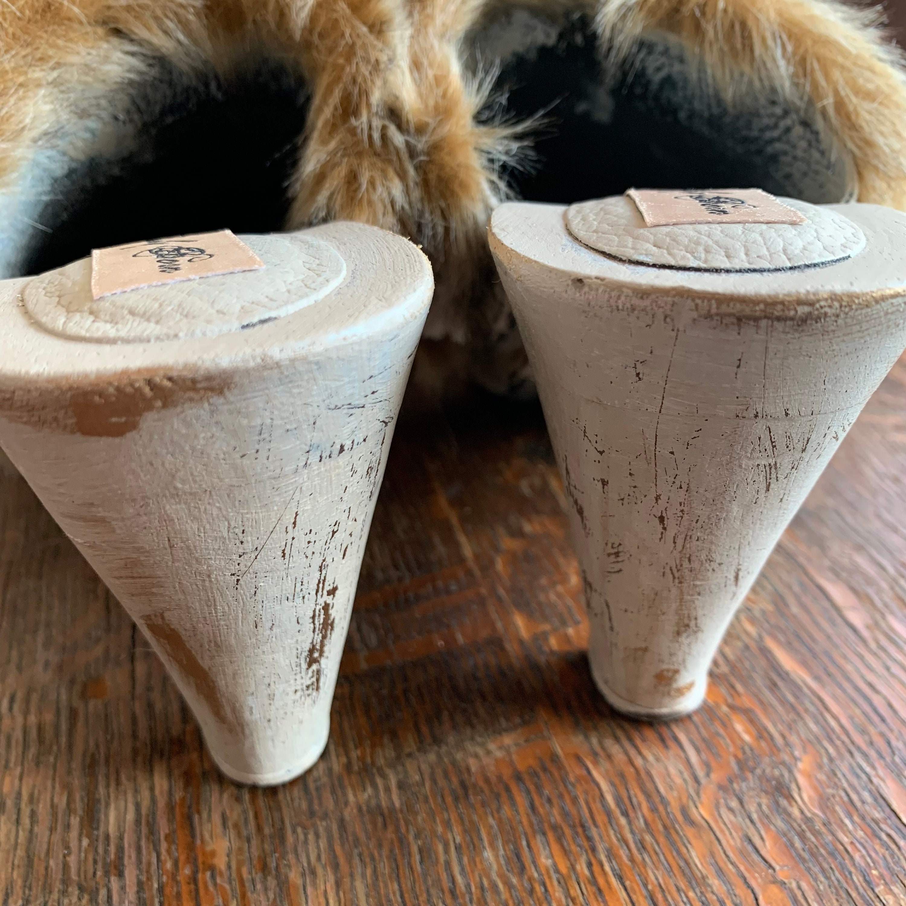 UPCYCLED Bohemian Wood and Leather Clogs - Etsy