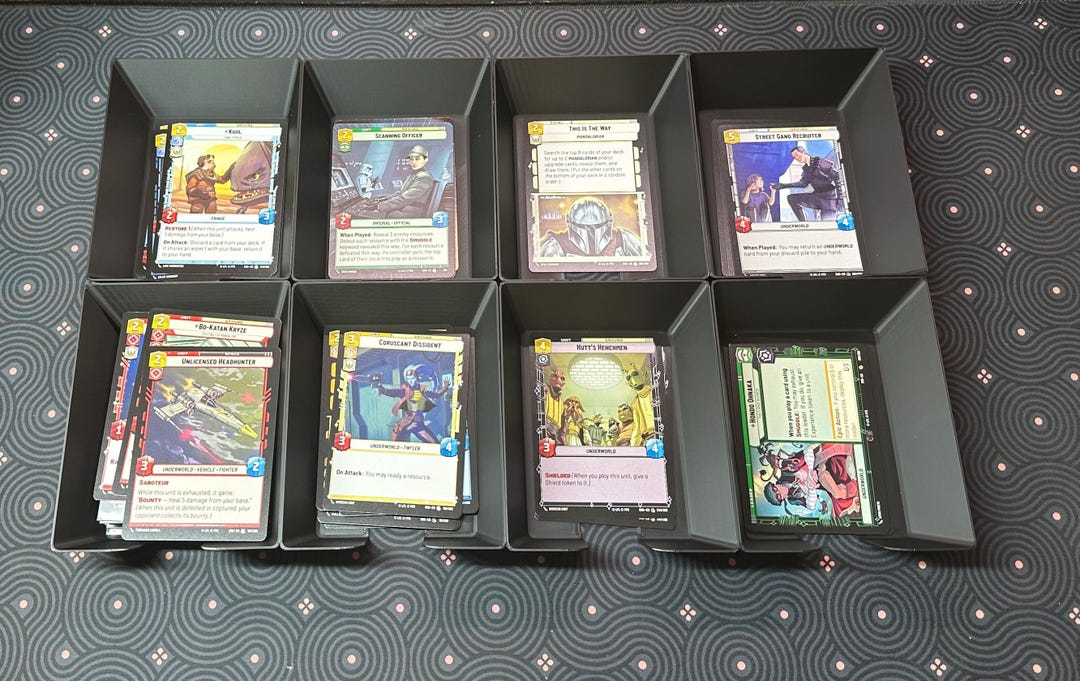 TCG CCG Card Sorting Trays - Etsy