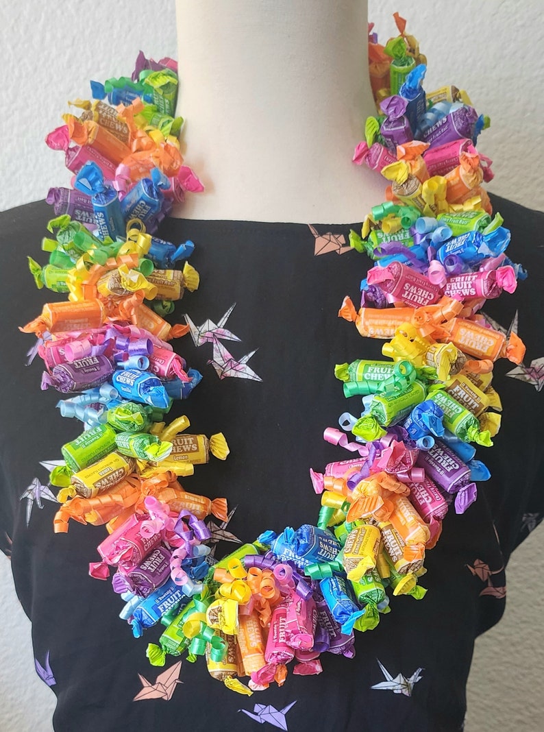 Fruity Tootsie Candy Lei - Etsy