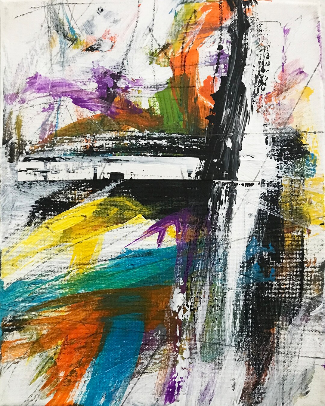 Original Abstract Expressionism Wall Art Home Decor Series 15, 98 ...