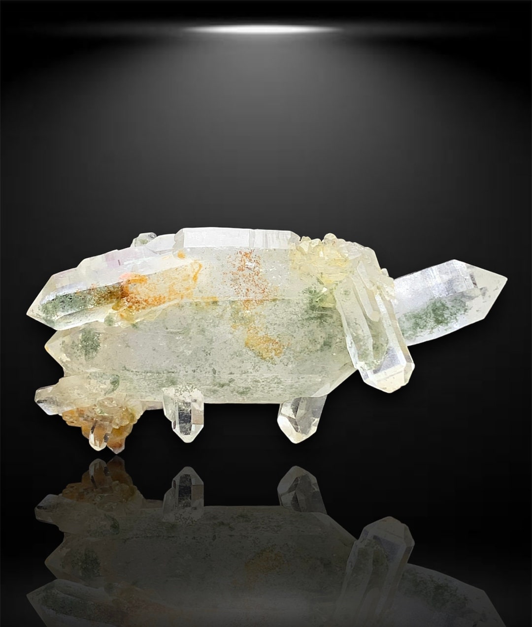 23 Gram Beautiful Natural Turtle Shape Chlorine Quartz, Chlorine Quartz ...