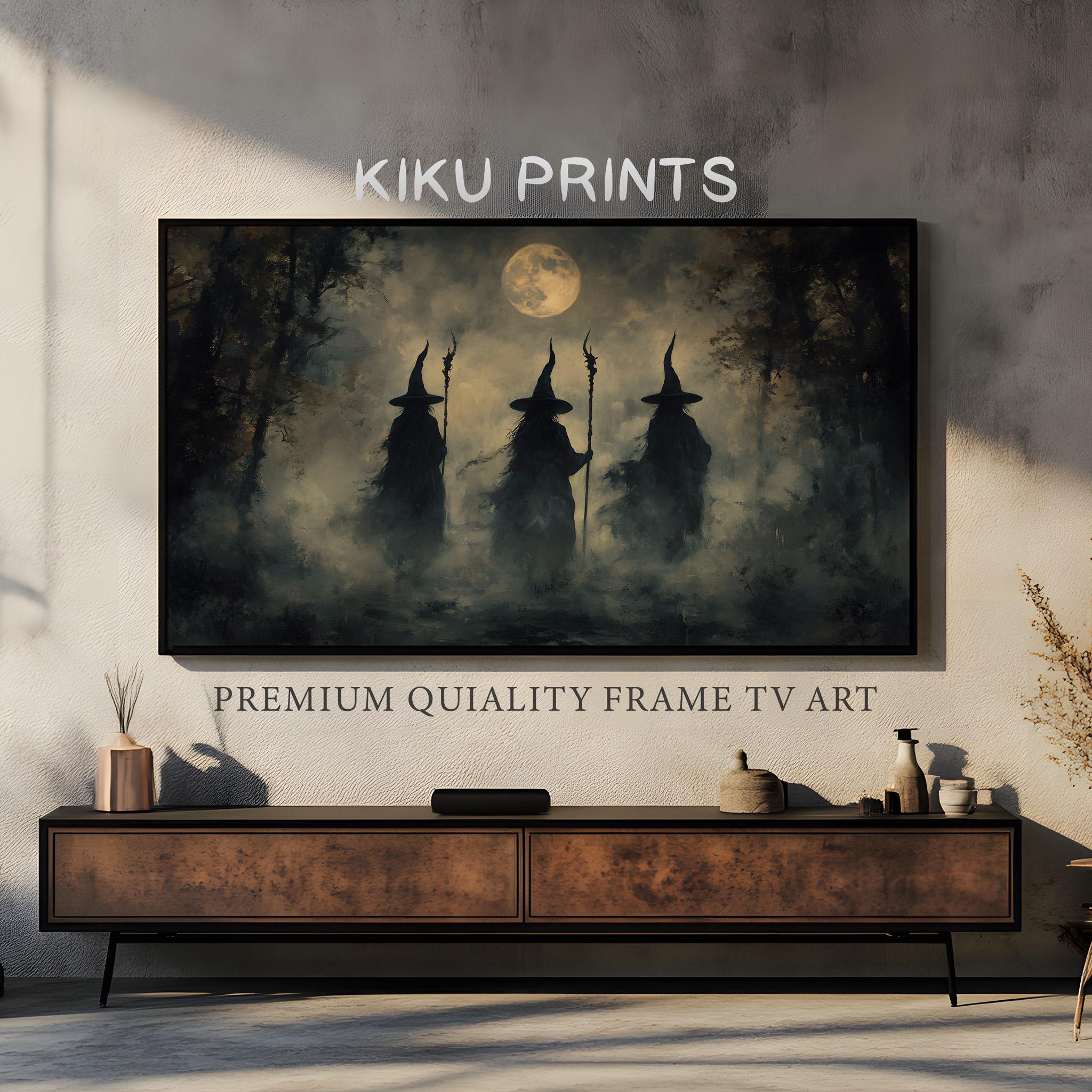 Witch Frame TV Art for Mysterious Gallery Wall | Spooky Autumn ...