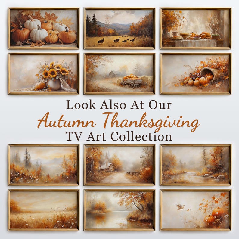 Whimsical Halloween Village Frame TV Art Vintage Ghost Town, Cozy ...