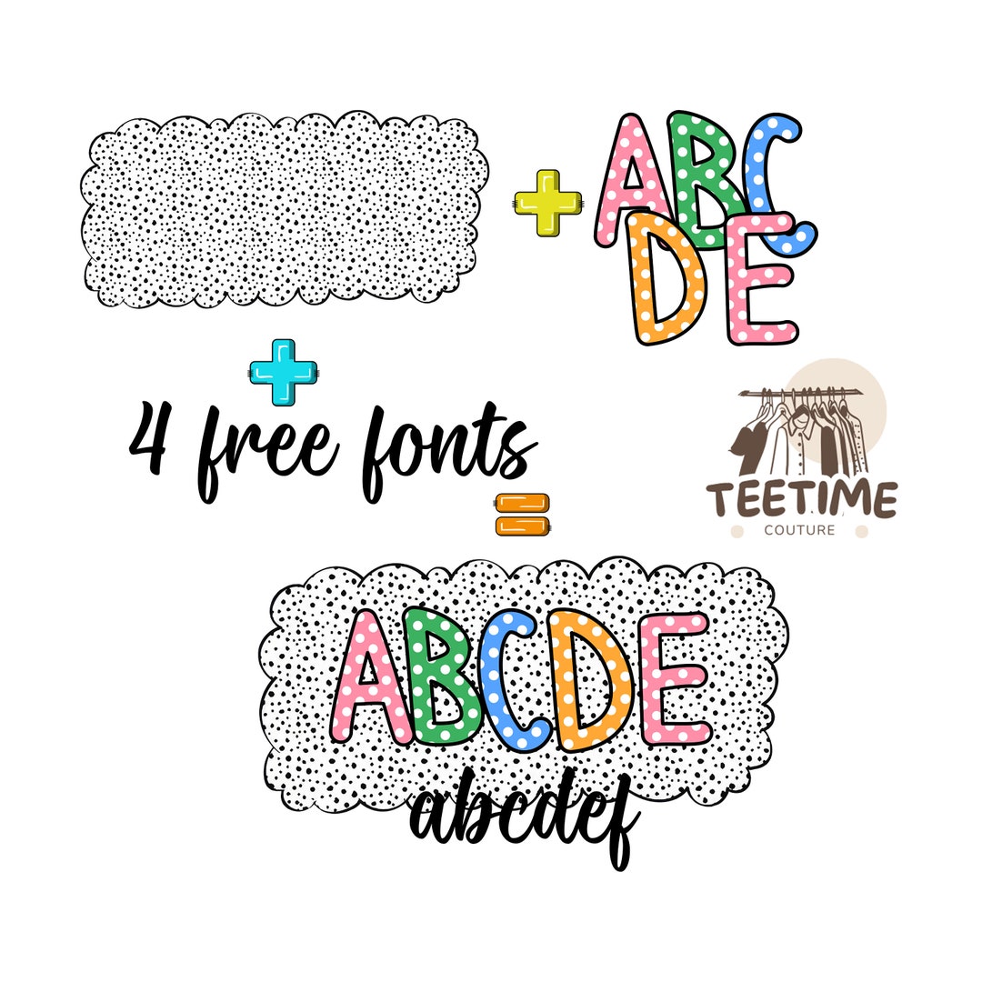 Dot Dalmatian Alphabet With Background Png, Custom Dalmatian Dot, Free ...