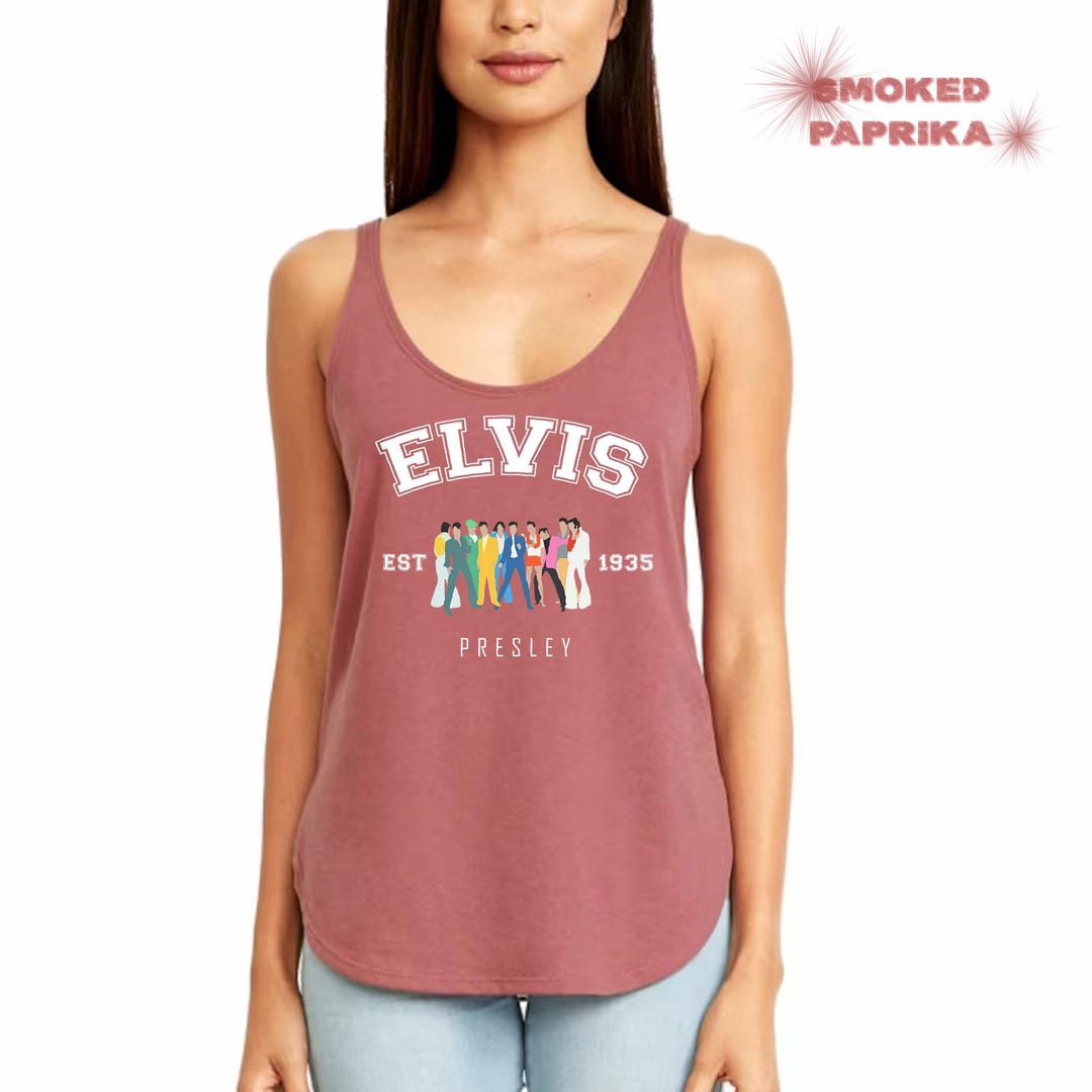 Elvis Presley Est 1935 Tank Top, Elvis Presley Gift, Elvis Presley ...