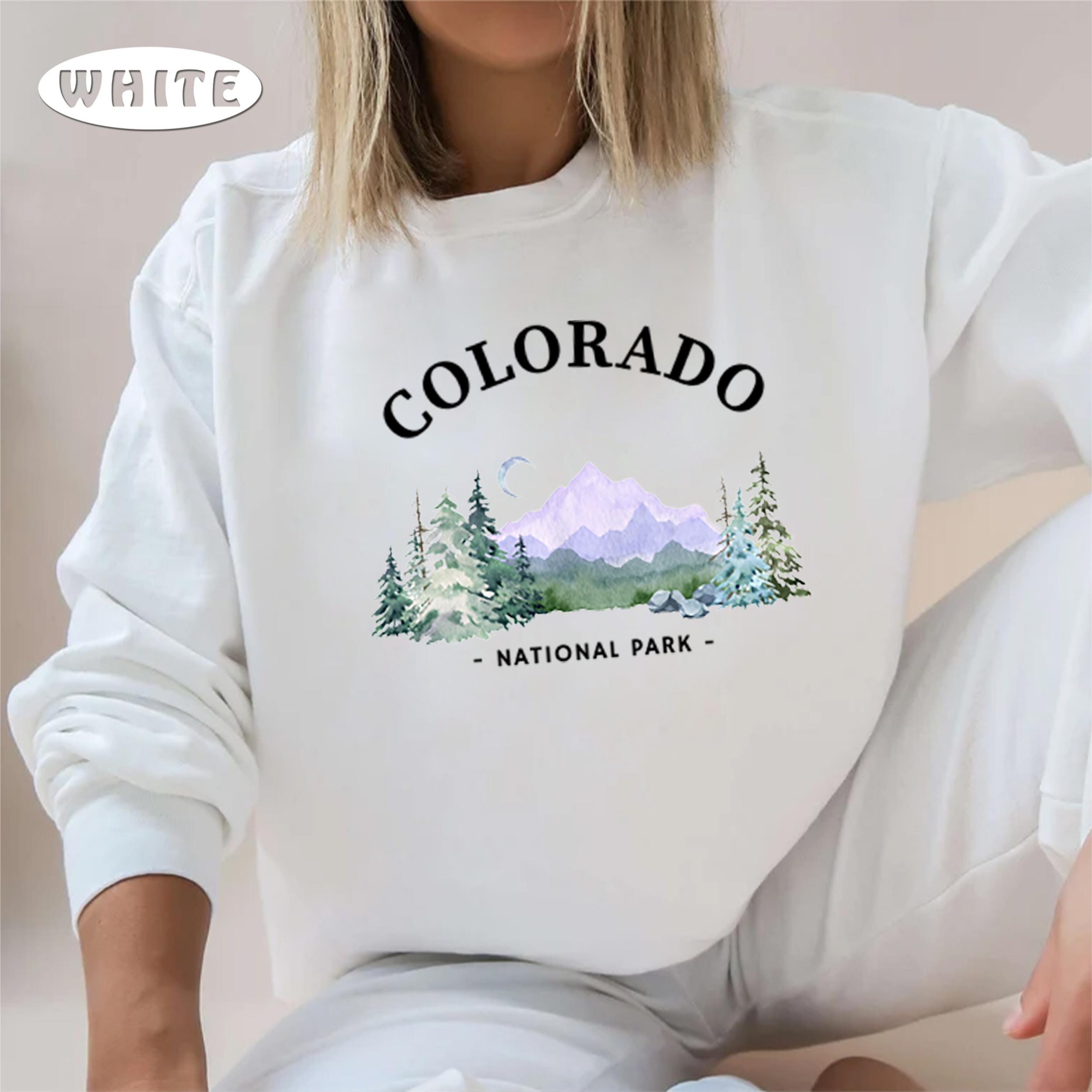 Colorado Sweatshirt, Rocky Mountains Crewneck, Colorado Rockies Sweater ...