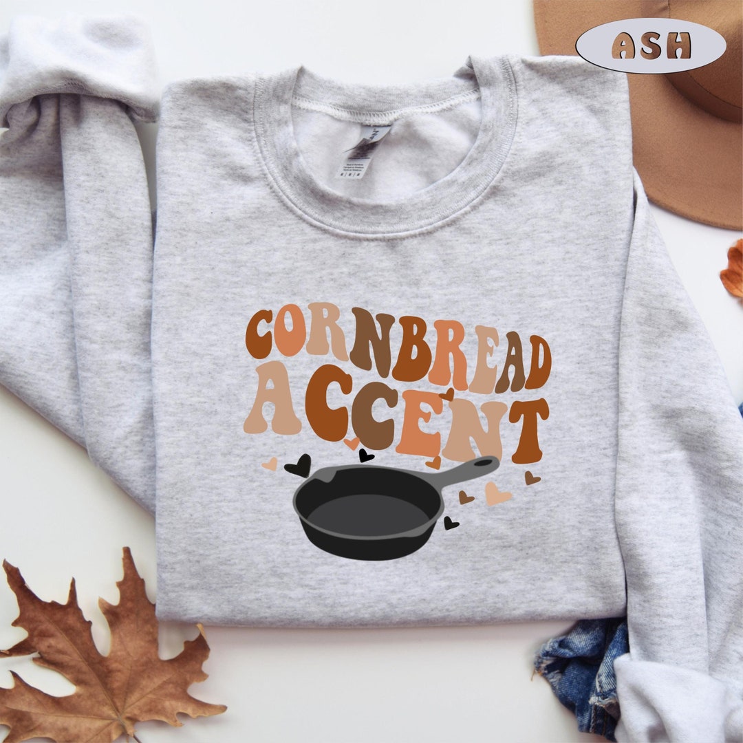 Cornbread Accent Sweater, Cozy Cornbread Accent Sweater, Southern ...
