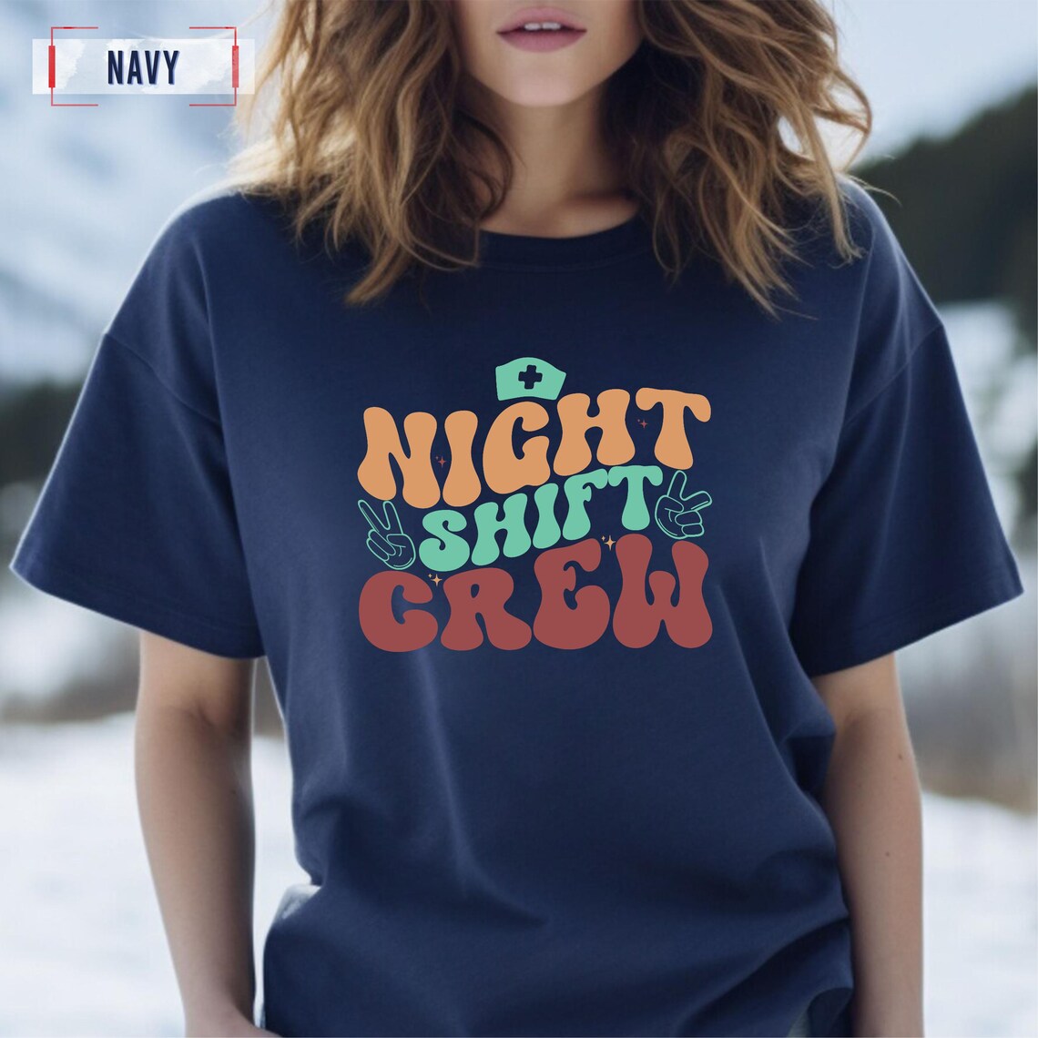Night Shift Crew, Nurse Shirt, Retro Nurse Tshirt, Registered Nurse ...