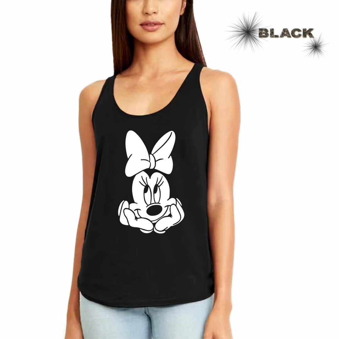 Retro Minnie Mouse Tank Top, Vintage Minnie Tank Top, Disney Vacation ...