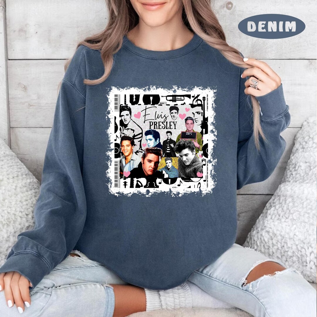 Elvis Presley Collection Sweatshirt, Elvis Presley Crewneck, Elvis ...
