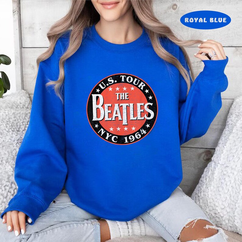 The Beatles Sweatshirt, the Beatles 70s Crewneck, Beatles Gifts, Rock ...