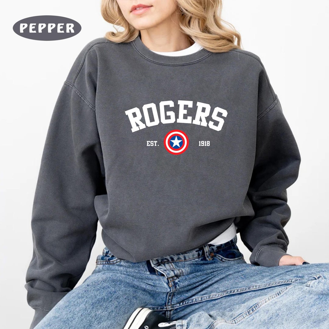 Rogers 1918 Sweatshirt, Rogers Sweater, Winter Soldier Crewneck, Rogers ...
