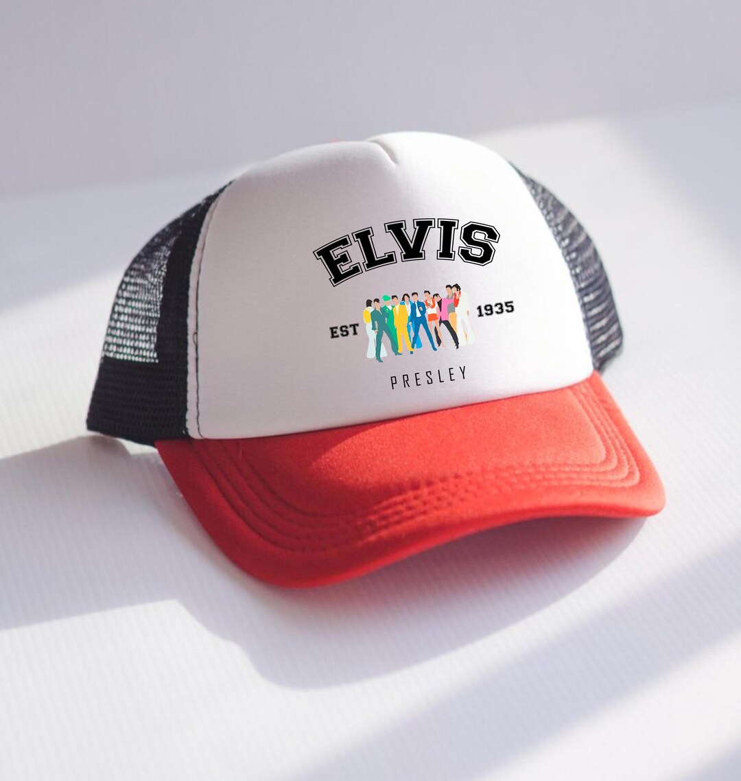 Elvis Presley Foam Mesh-back Trucker Cap, King of Rock & Roll Hat ...