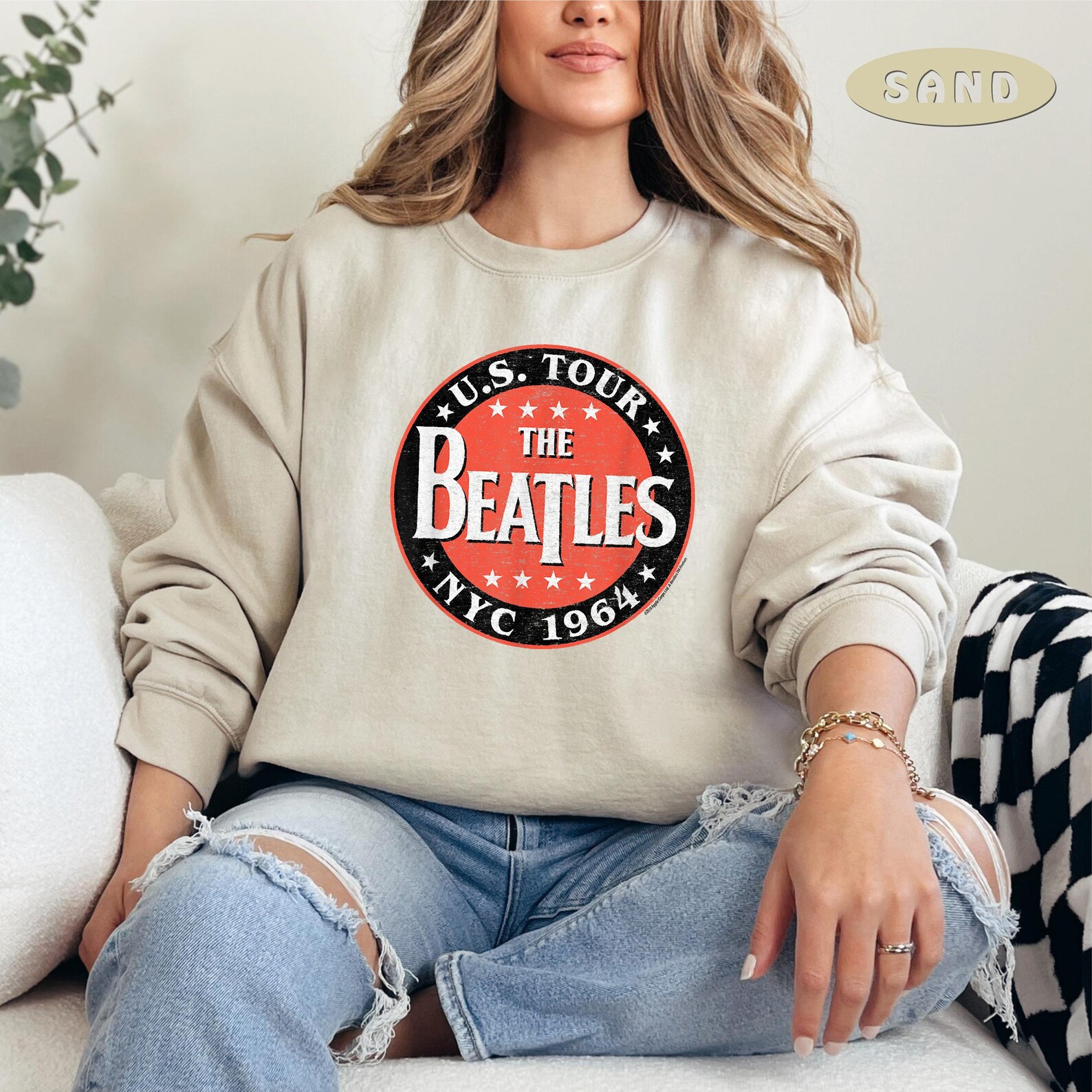 The Beatles Sweatshirt, the Beatles 70s Crewneck, Beatles Gifts, Rock ...