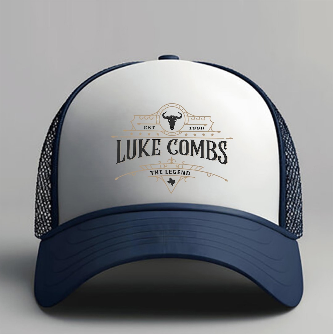 Luke Combs the Legends Est 1990 Foam Mesh-back Cap, Country Music Cap ...
