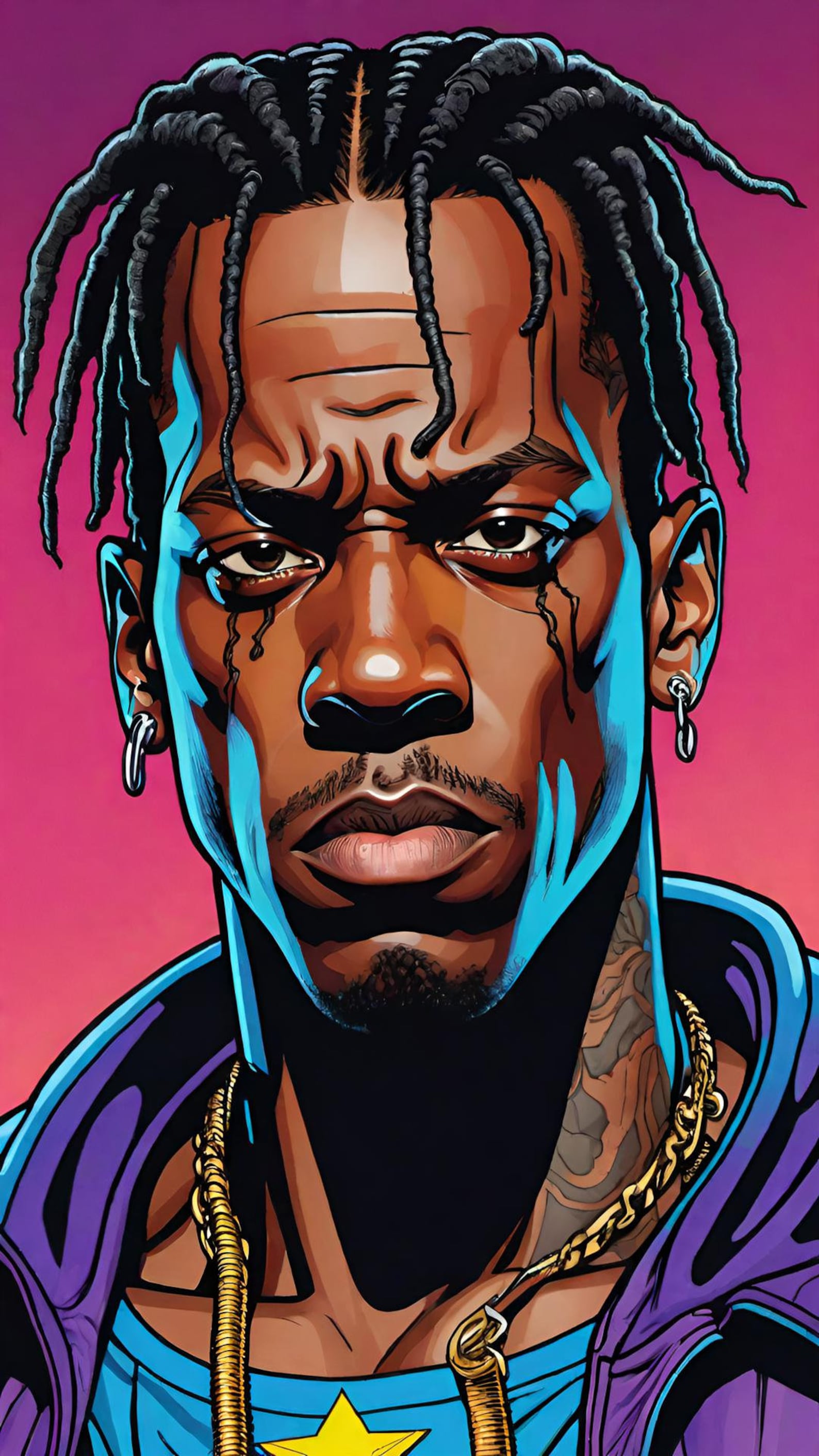 Travis Scott Digital Art - Etsy