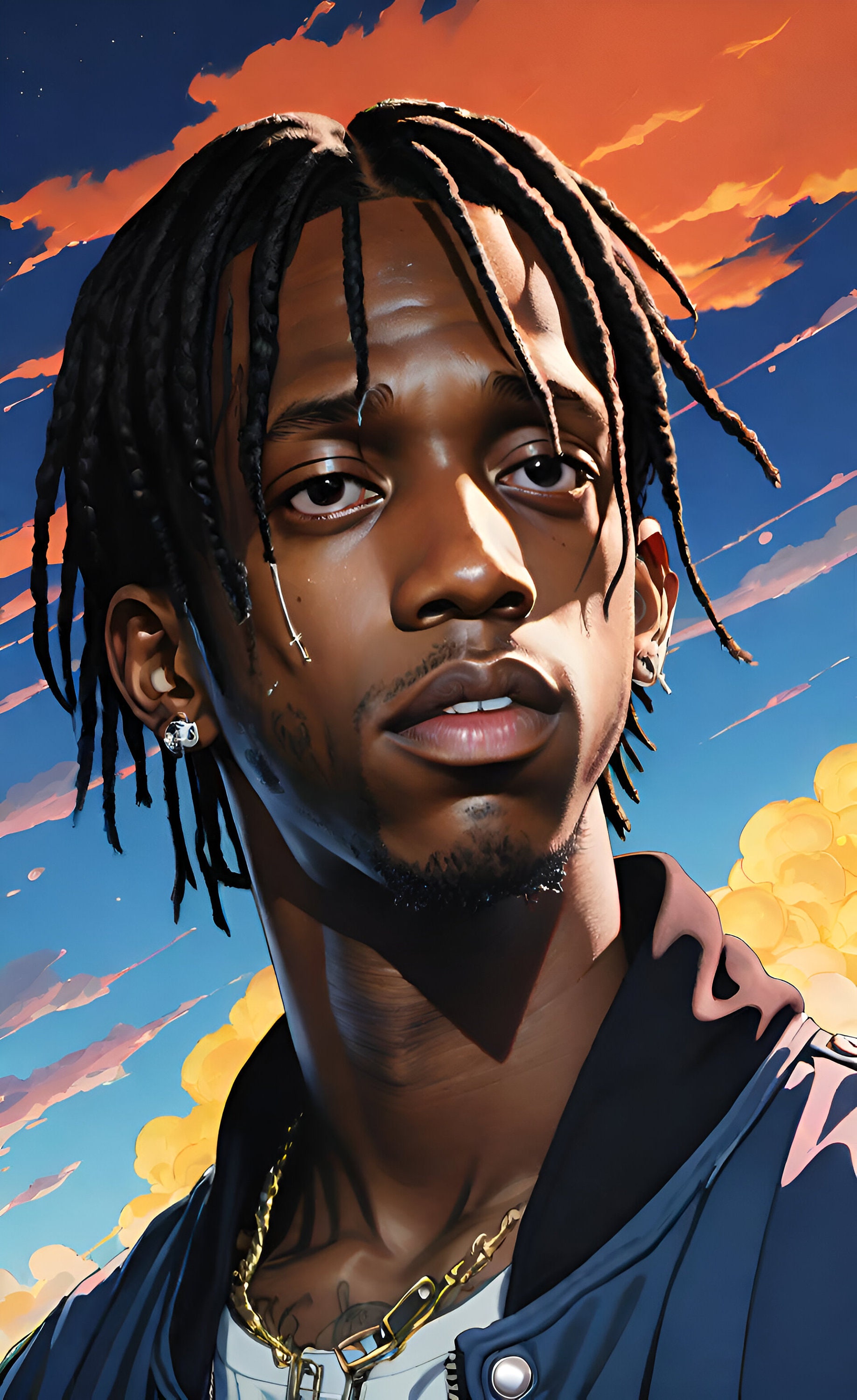 Travis Scott Digital Art - Etsy