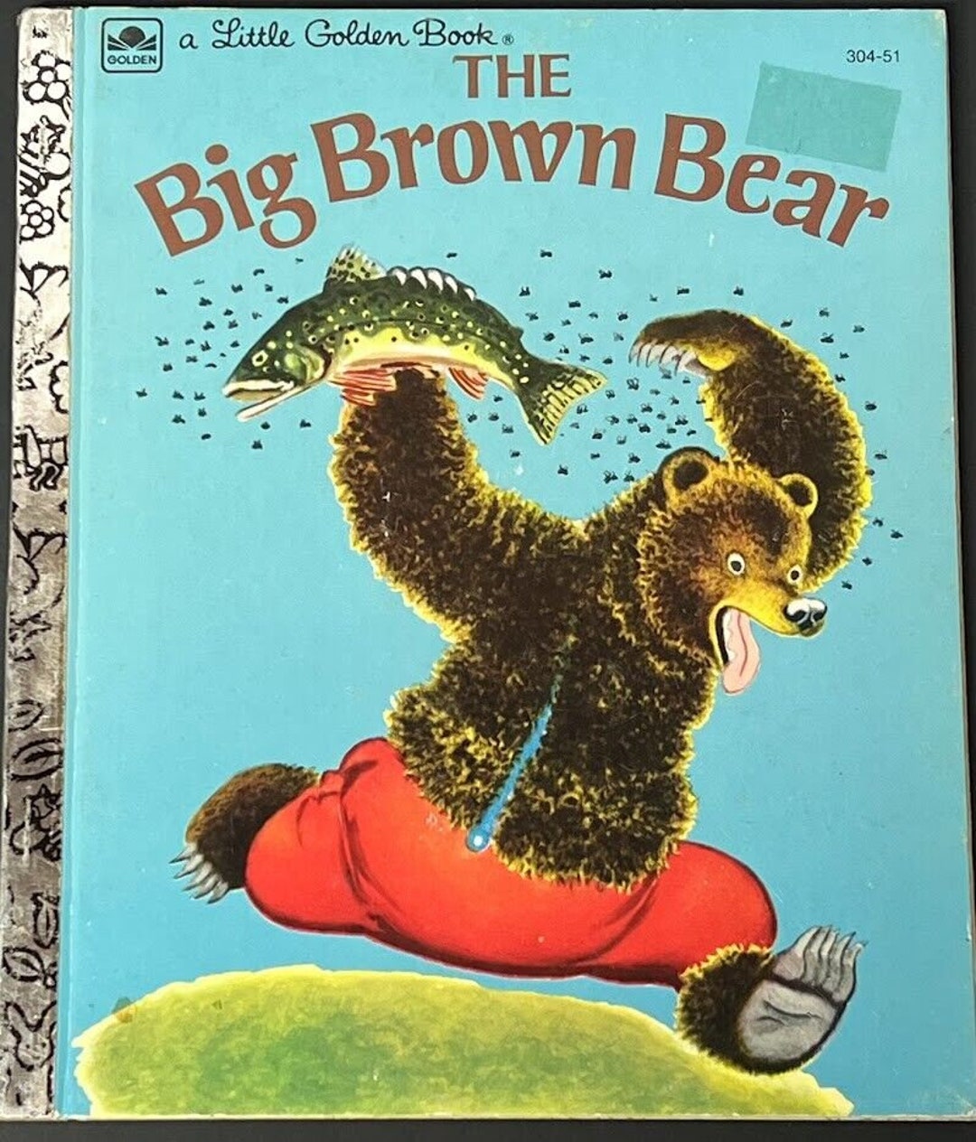 The Big Brown Bear Little Golden Book 1975 Georges Duplaix Children ...