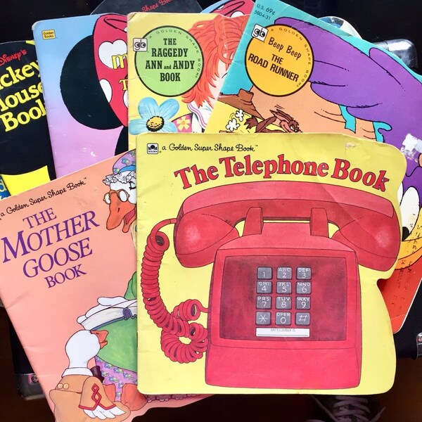 Golden Shape Books - Etsy