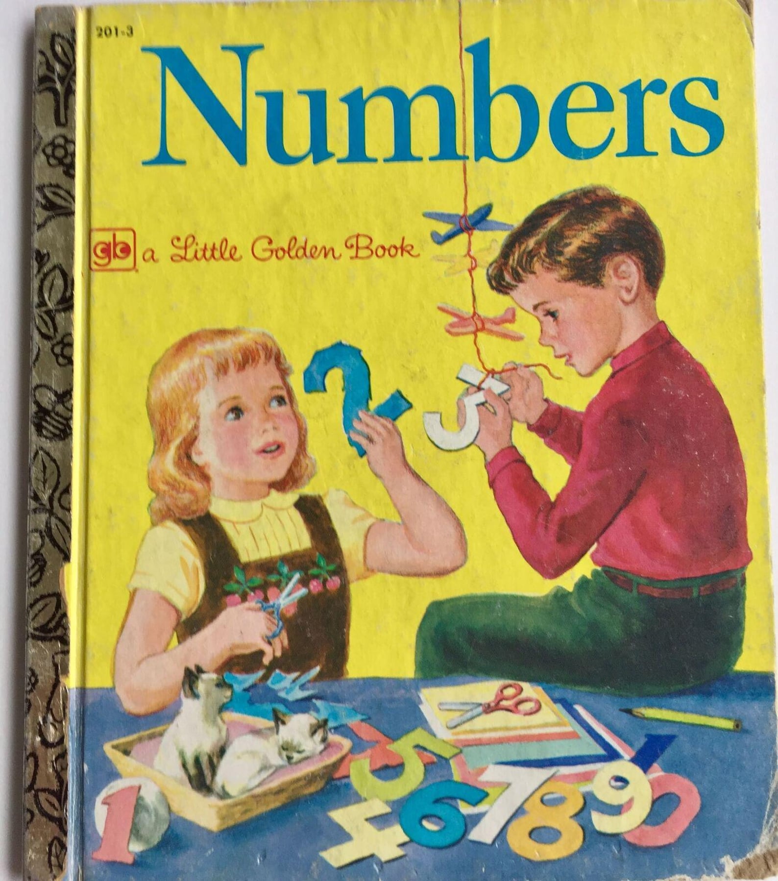 Numbers A Little Golden Book Mary Reed 1979 Vintage Hardcover Counting ...