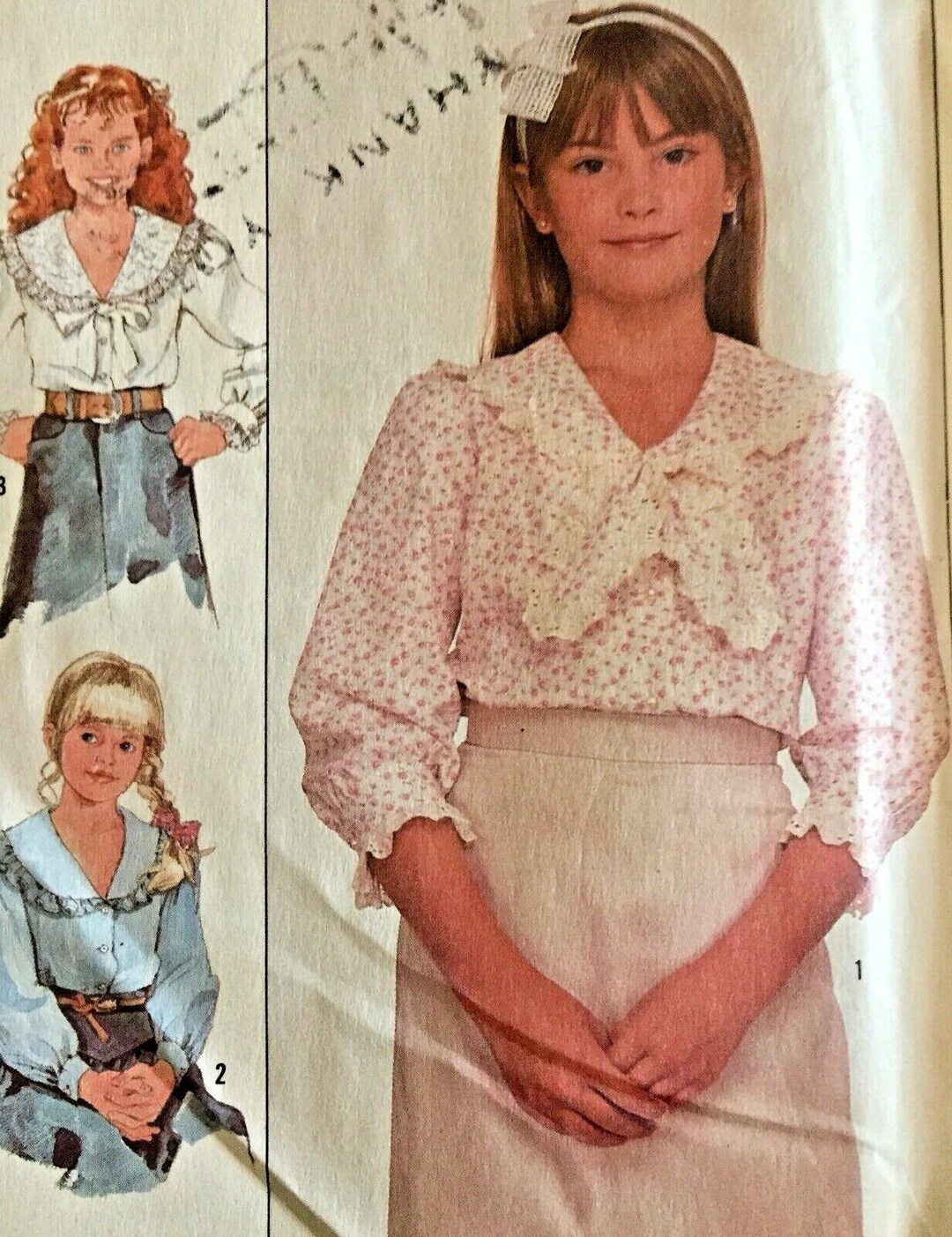 Simplicity Sewing Pattern 8403 Blouse Peasant Style Size 10 12 14 Uncut ...