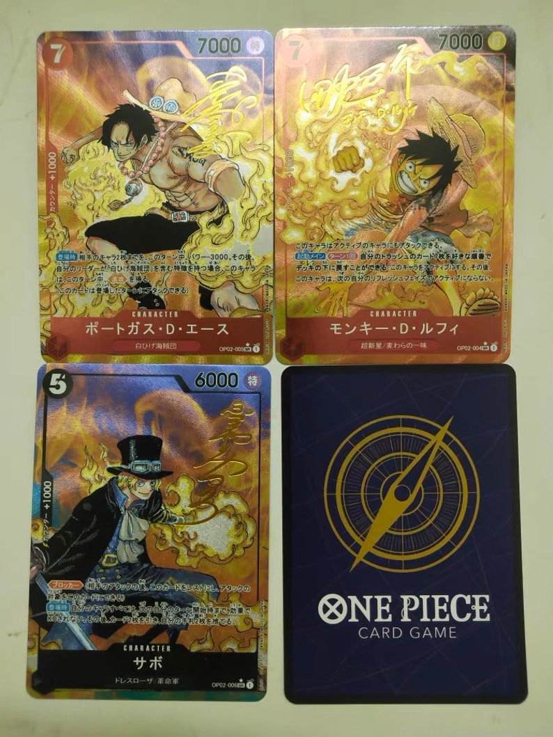 Monkey D Luffy Op5 Alt Art Comic Parallel Rare, Luffy, Shanks, Law, Kid ...
