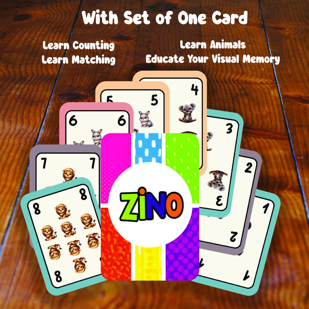 52 Printable UNO Cards ,printable ZİNO Cards , Game Cards for Kids ...