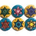 Star of David Magnet Set or Pin Back Button Set - Jewish Gift for ...