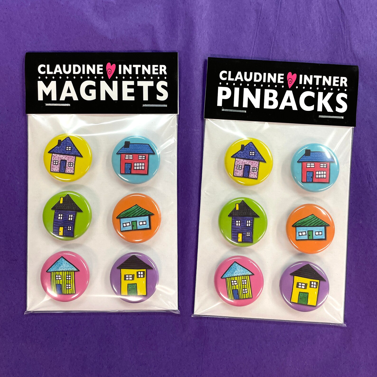 House Magnets or House Pins Housewarming Gift Realtor or | Etsy