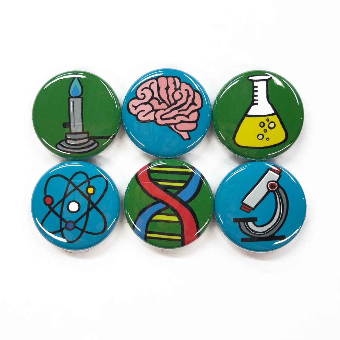 Science Magnet or Pin Back Button Set - Fun Gift for Scientist, Science ...
