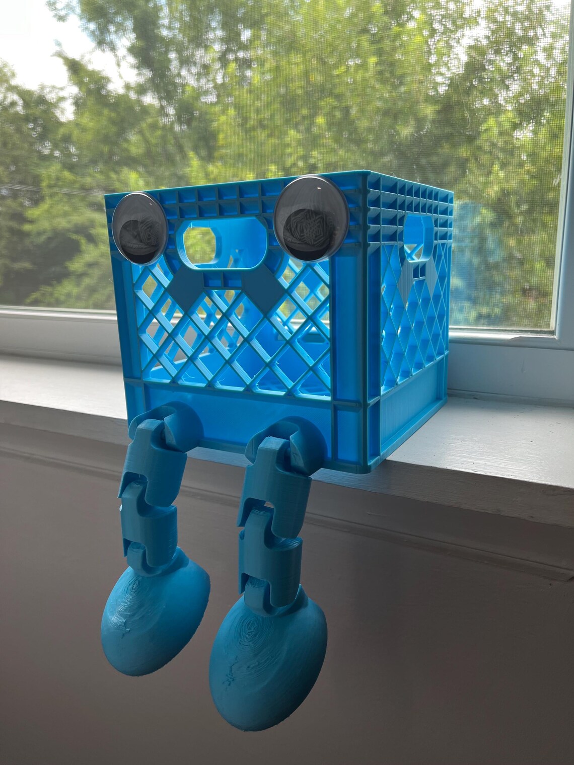 A Crate With Articulated Legs - Etsy