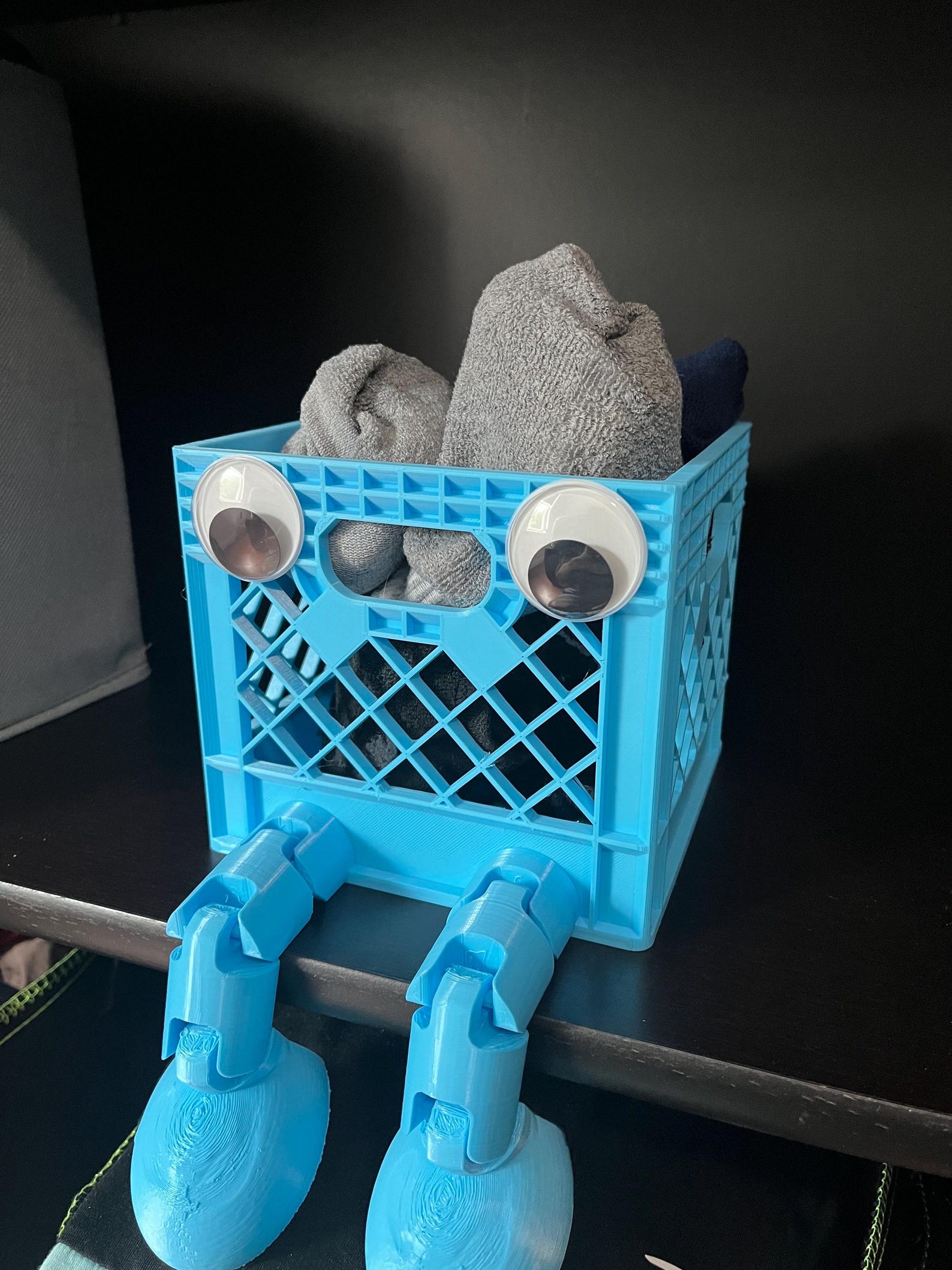 A Crate With Articulated Legs - Etsy