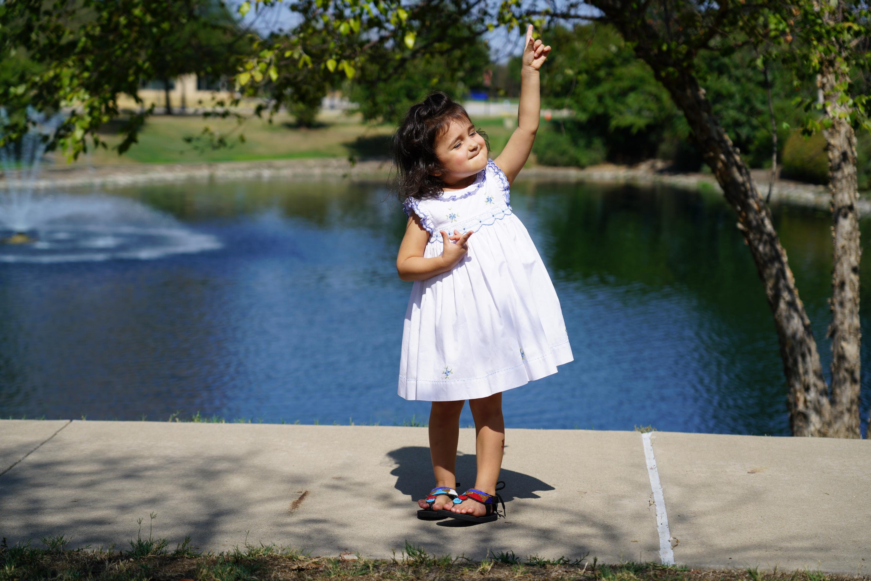 Girls White Smocked Dress - Etsy