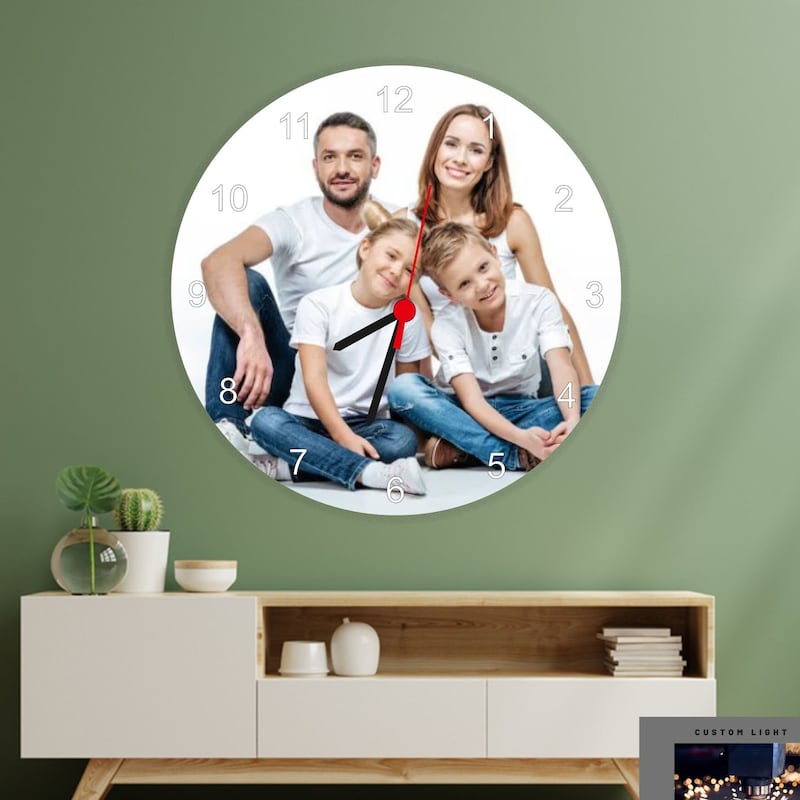Custom Photo Clock - Etsy