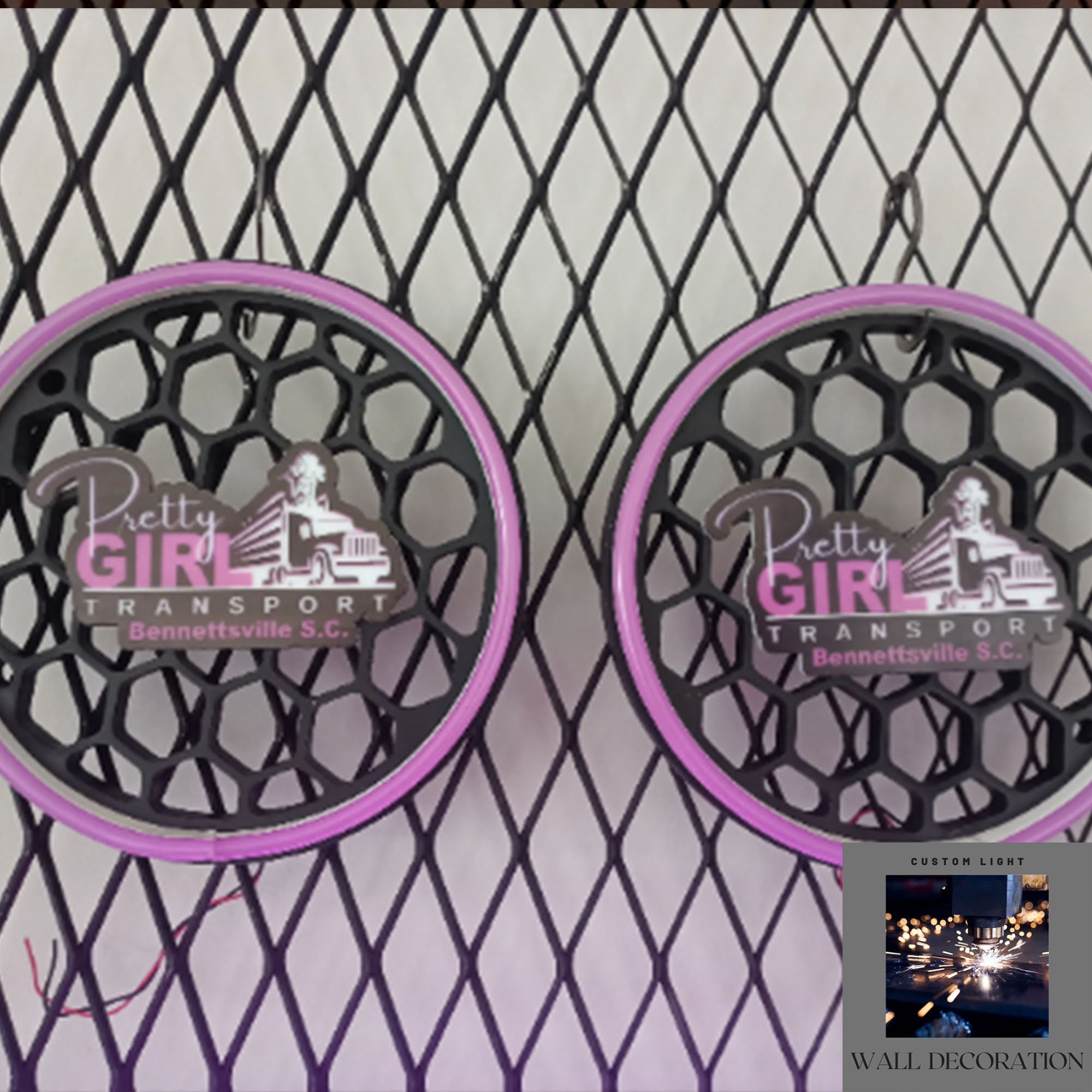 Neon Speaker Covers: Custom Car Audio Decor (pair) - Etsy