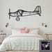 Kitfox 5 Aircraft Silhouette Metal Wall Art - Modern Aviation Wall ...