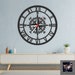 Compass Metal Wall Clock, Luxury Home Decor, Modern Clock, Silent Metal ...