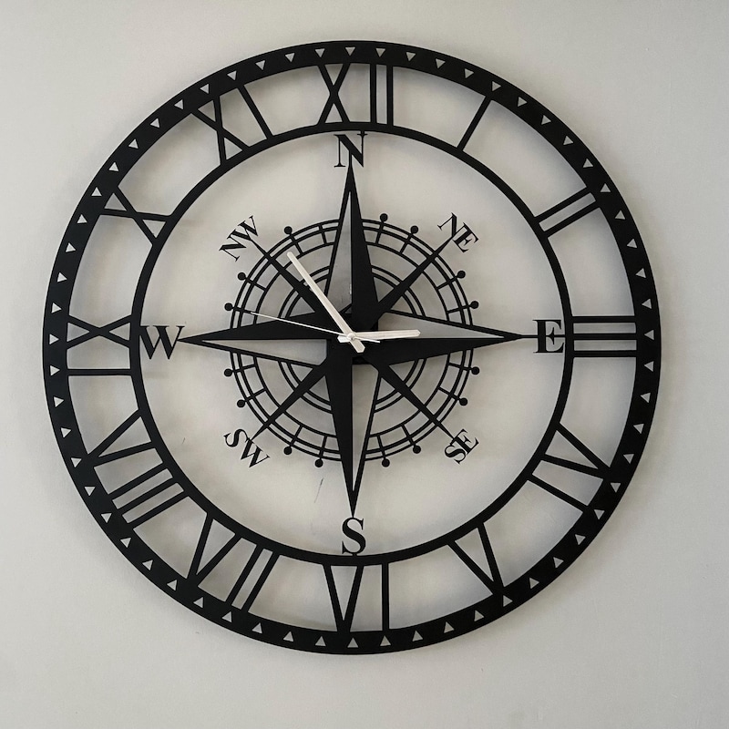 Metal Clock - Etsy