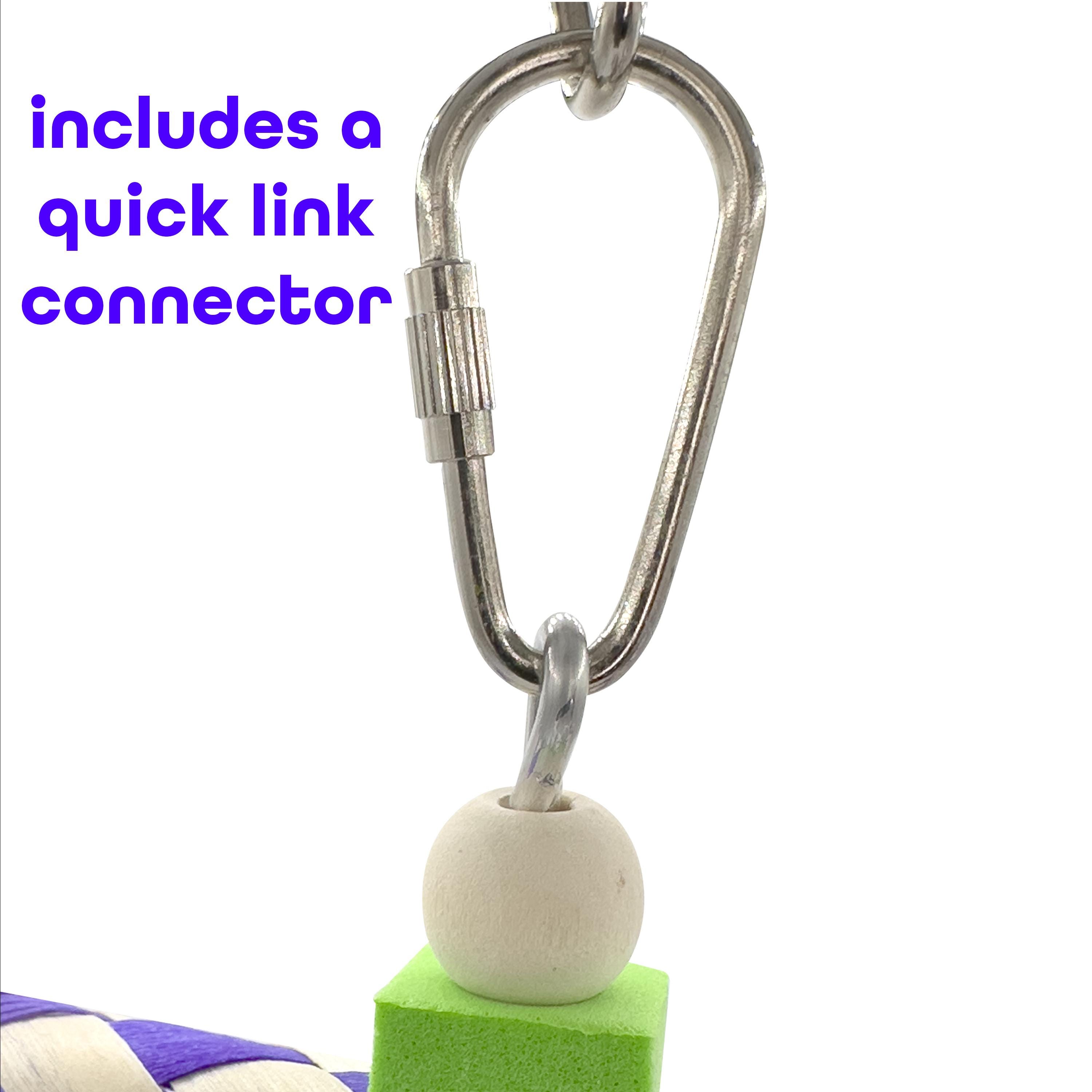 1243 Foamy Fingertrap Shredder - Easy to Chew Hanging Bird Cage Toy ...