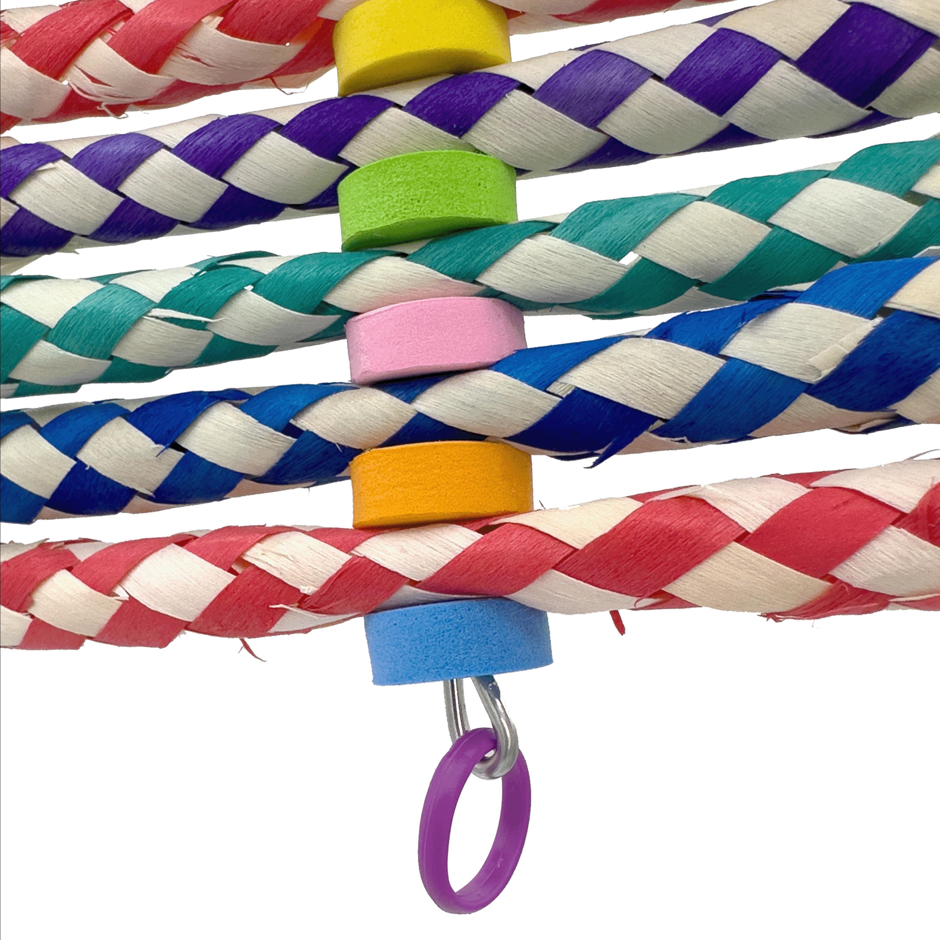 1243 Foamy Fingertrap Shredder - Easy to Chew Hanging Bird Cage Toy ...