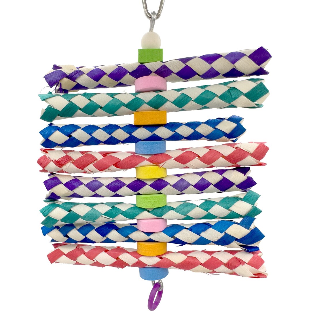 1243 Foamy Fingertrap Shredder - Easy to Chew Hanging Bird Cage Toy ...