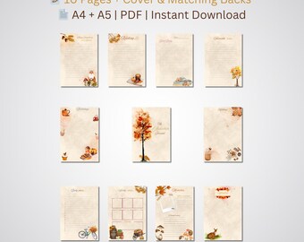 Vintage Summer Journal Bundle – A4 and A5 Printable PDF - Etsy UK
