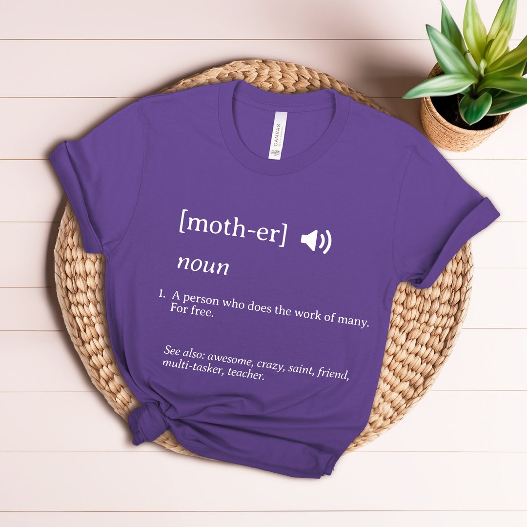 Mom Definition T-shirt, Mom Definition Shirt, Mother's Day Shirt, Gift ...