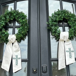 The Resurrection Cross Wreath Sash - Etsy