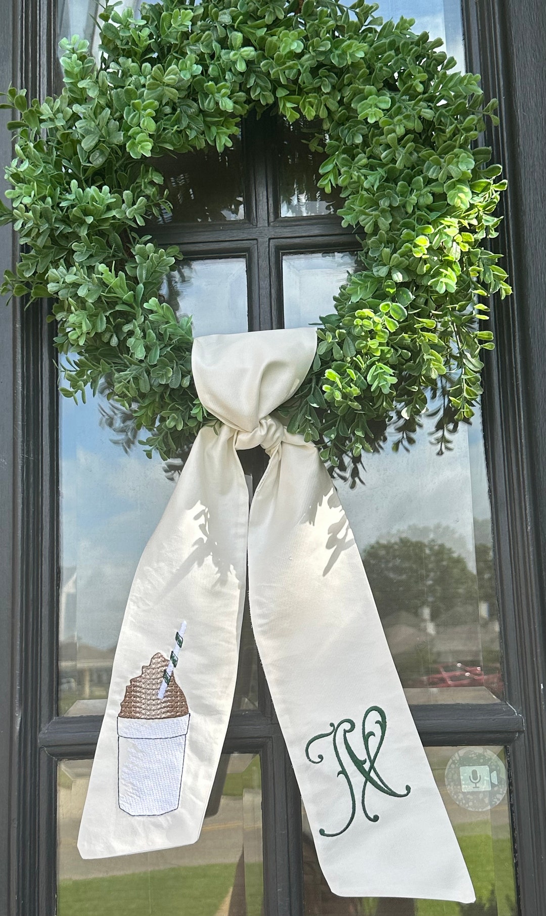 New Orleans Snowball Wreath Sash - Etsy