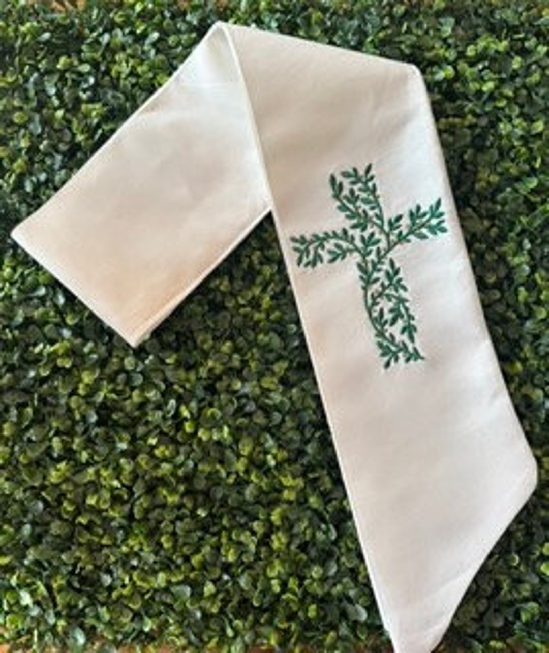 The Resurrection Cross Wreath Sash - Etsy