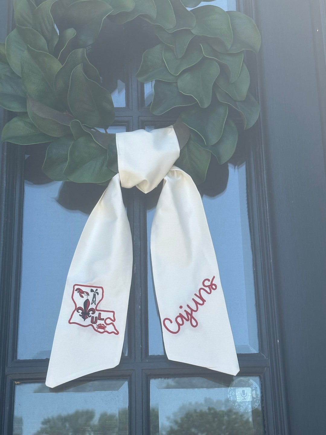 University of Louisiana Wreath Sash - Etsy